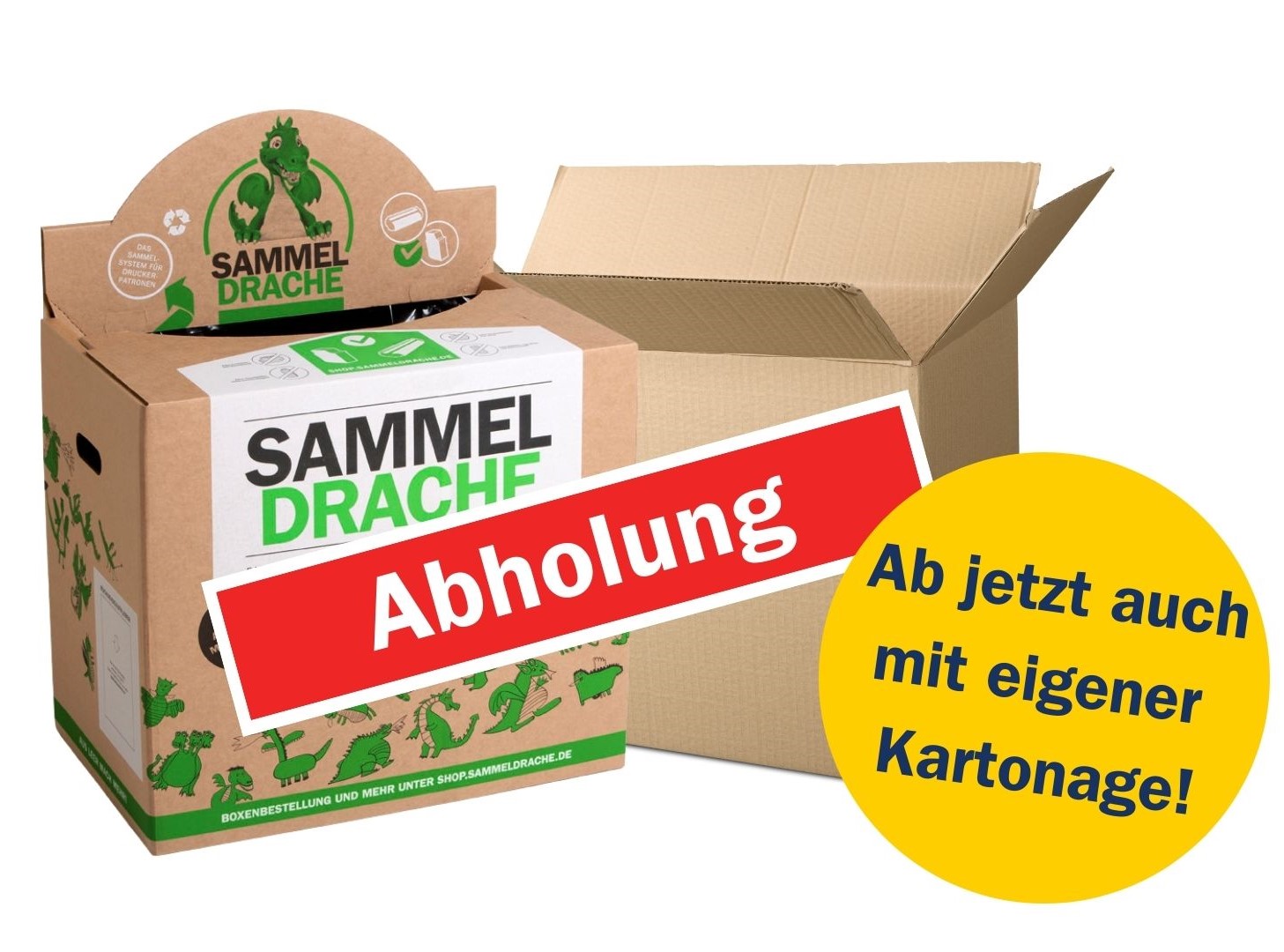 Eigene Kartonage für Ihre Druckerpatronen-Sammlung